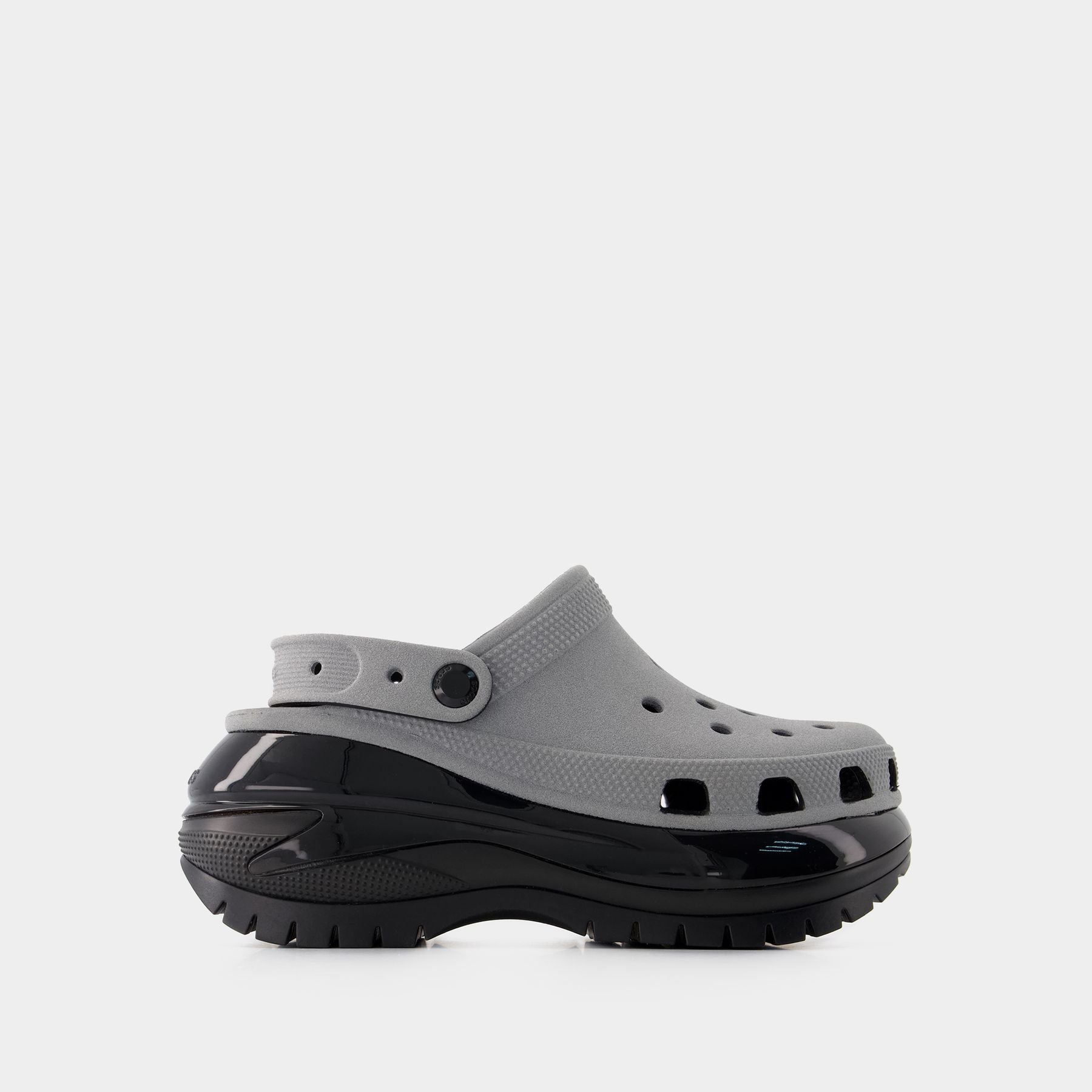 Mega Crush Reflective Slides - Crocs - Thermoplastic - Grey