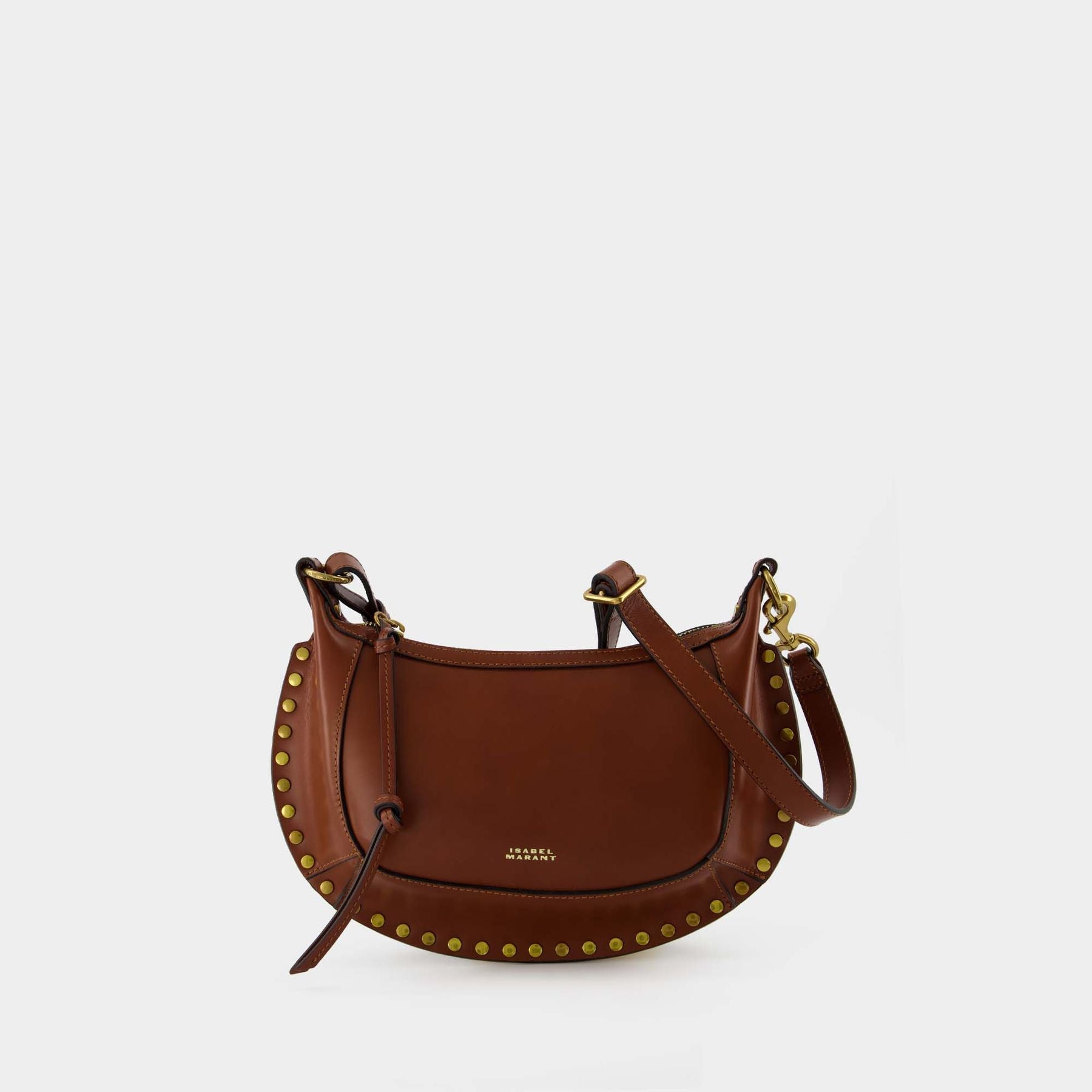 Oskan Moon-Ga Crossbody - Isabel Marant - Cognac - Leather