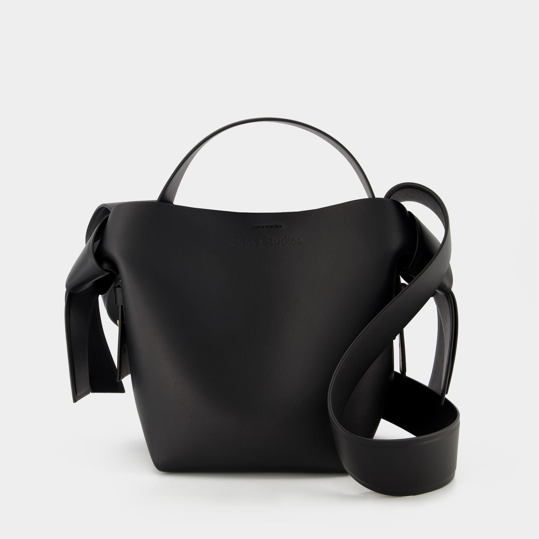 Musubi Mini Crossbody - Acne Studios - Black - Leather