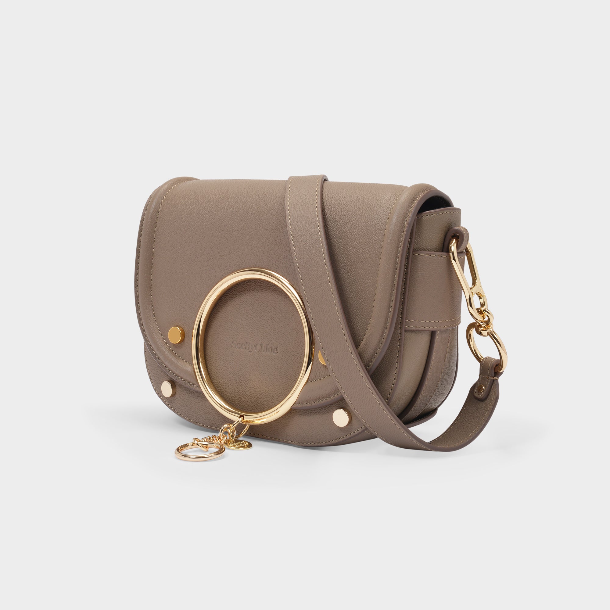 Mara Hobo Bag - See By Chloe - Motty Grey - Leather